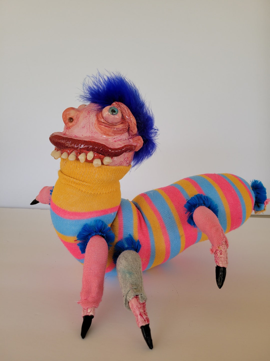 Sock Worm Posable Art Doll - Etsy