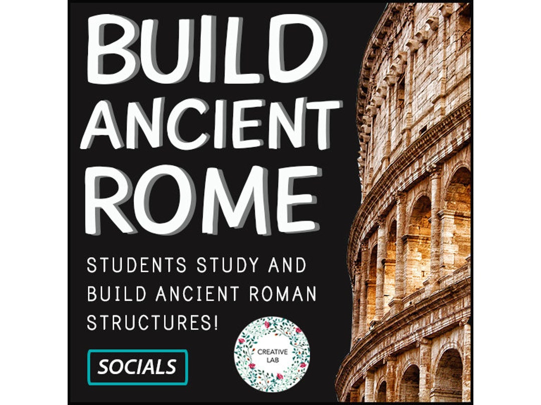 Build Ancient Rome Craft - STEM - PBL // Printable Teaching Resource ...