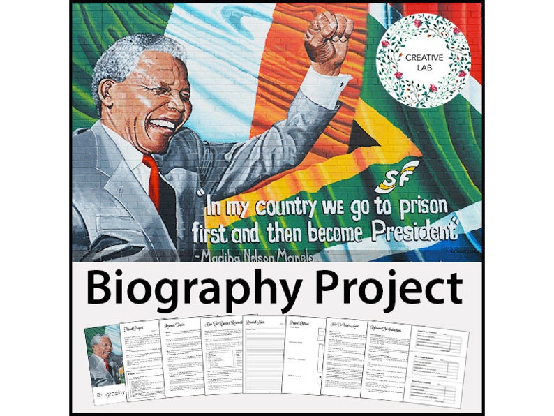 Biography Research Project - PBL // Printable Teaching Resource // No ...