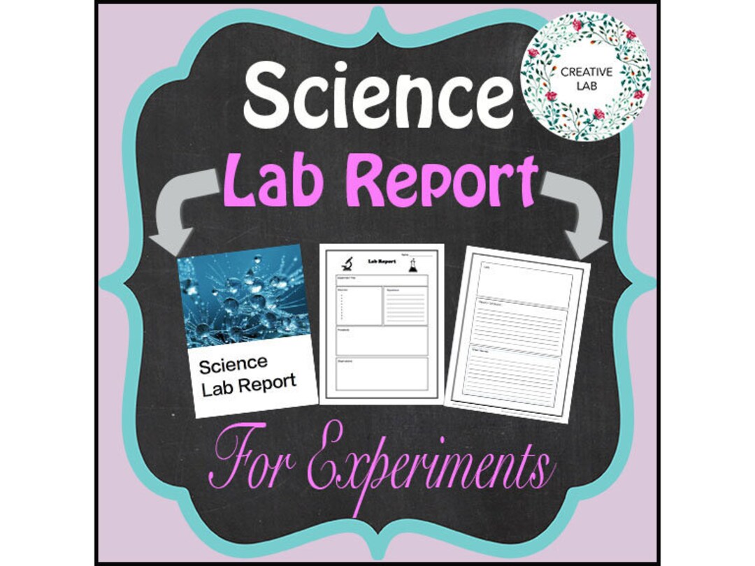 Science Lab Report // Printable Teaching Resource // No Prep Classroom ...