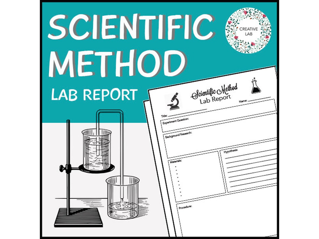 Scientific Method Lab Report - Student Template // Printable Teaching ...