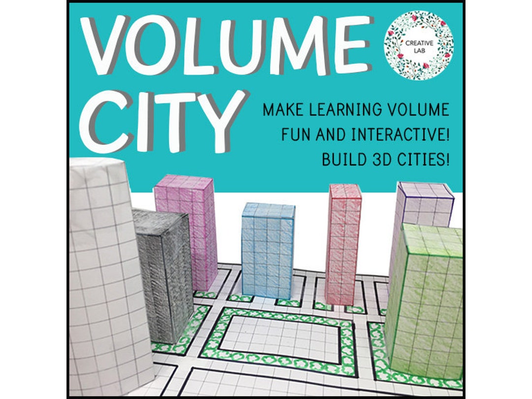Volume City - Geometrocity Project // Printable Teaching Resource // No ...