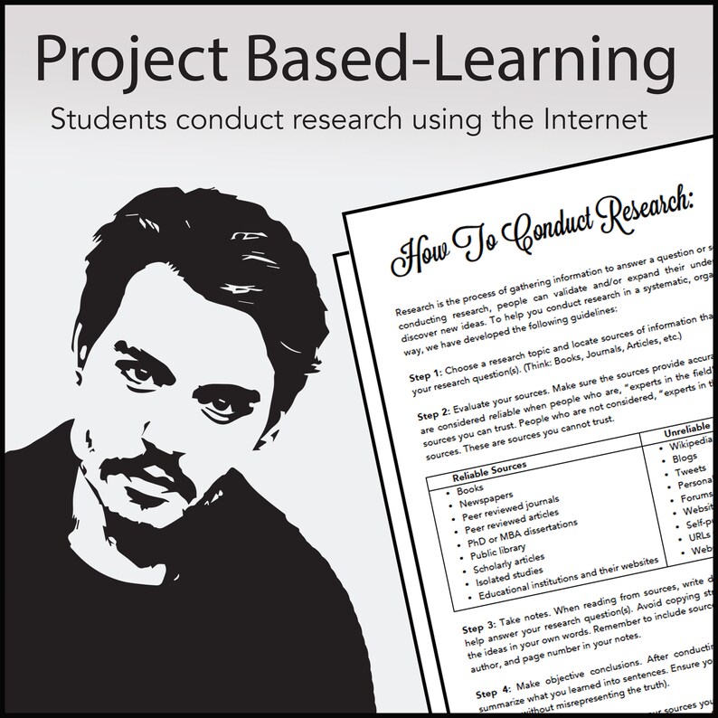 Actors Research Project - PBL // Printable Teaching Resource // No Prep ...