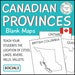 Canadian Province Maps & Canada Map // Printable Teaching Resource ...