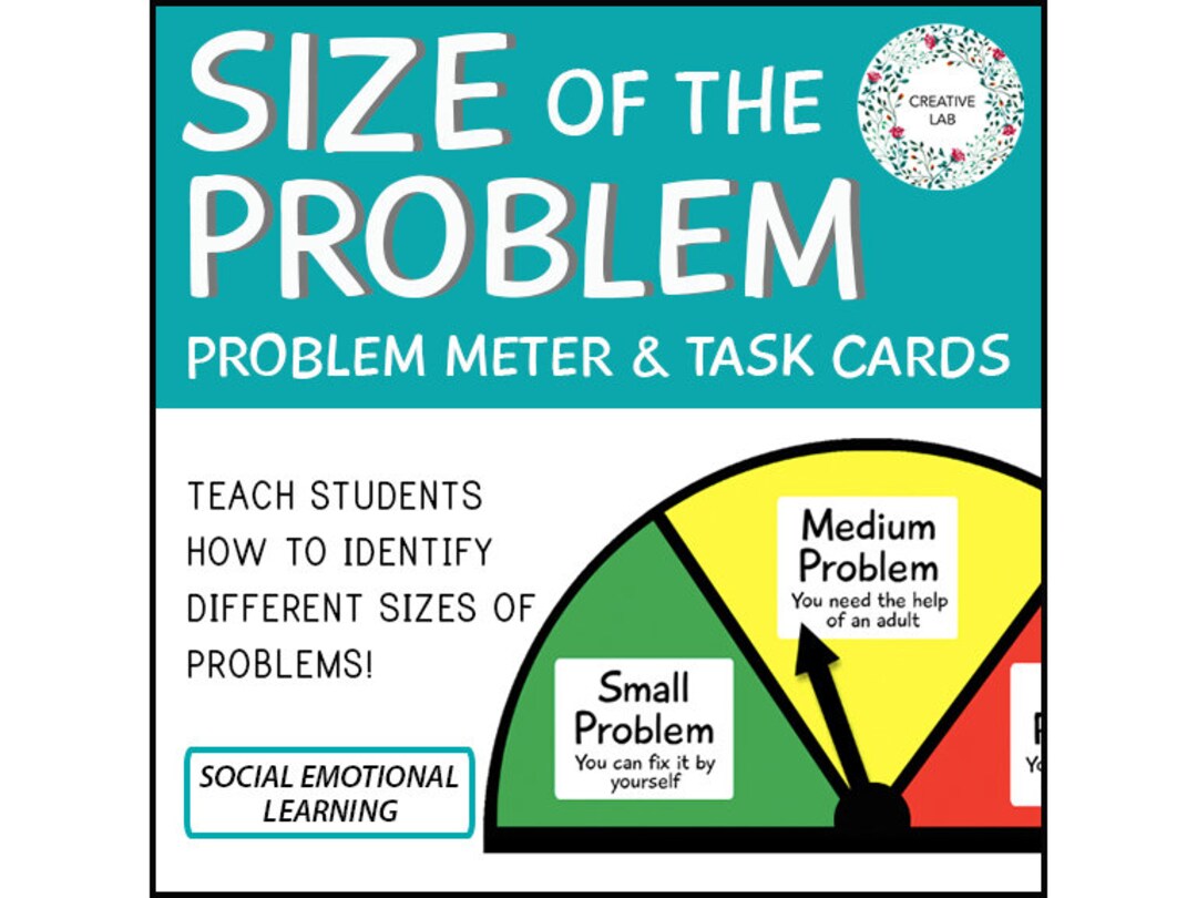 Size of the Problem - Task Cards & Problem Meter // Printable Teaching ...