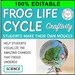 Frog Life Cycle - 3D Model Craft Activity - 100% Editable // Printable ...