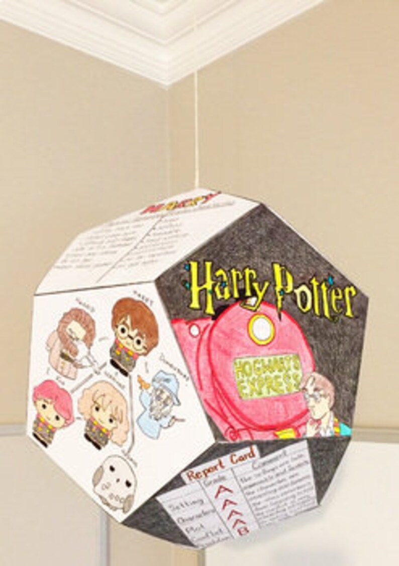 Novel Study Craft for Any Book - Dodecahedron - PBL // Printable ...