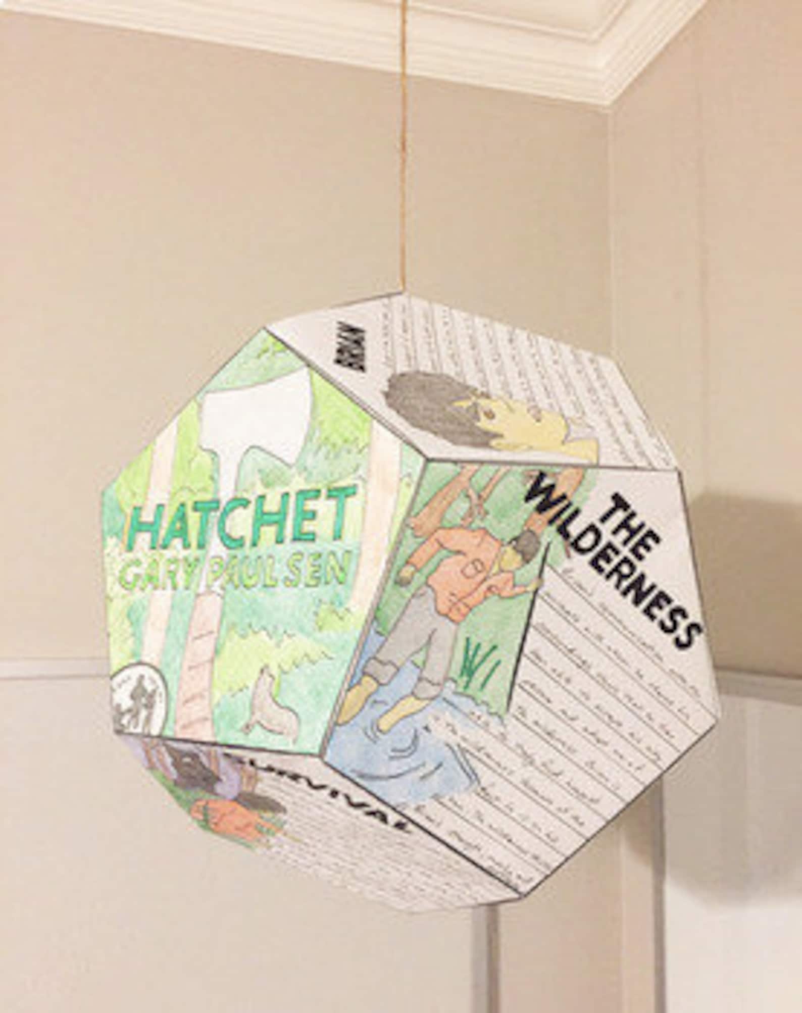 Hatchet - Book Novel Study Project Craft - PBL // Printable Teaching ...