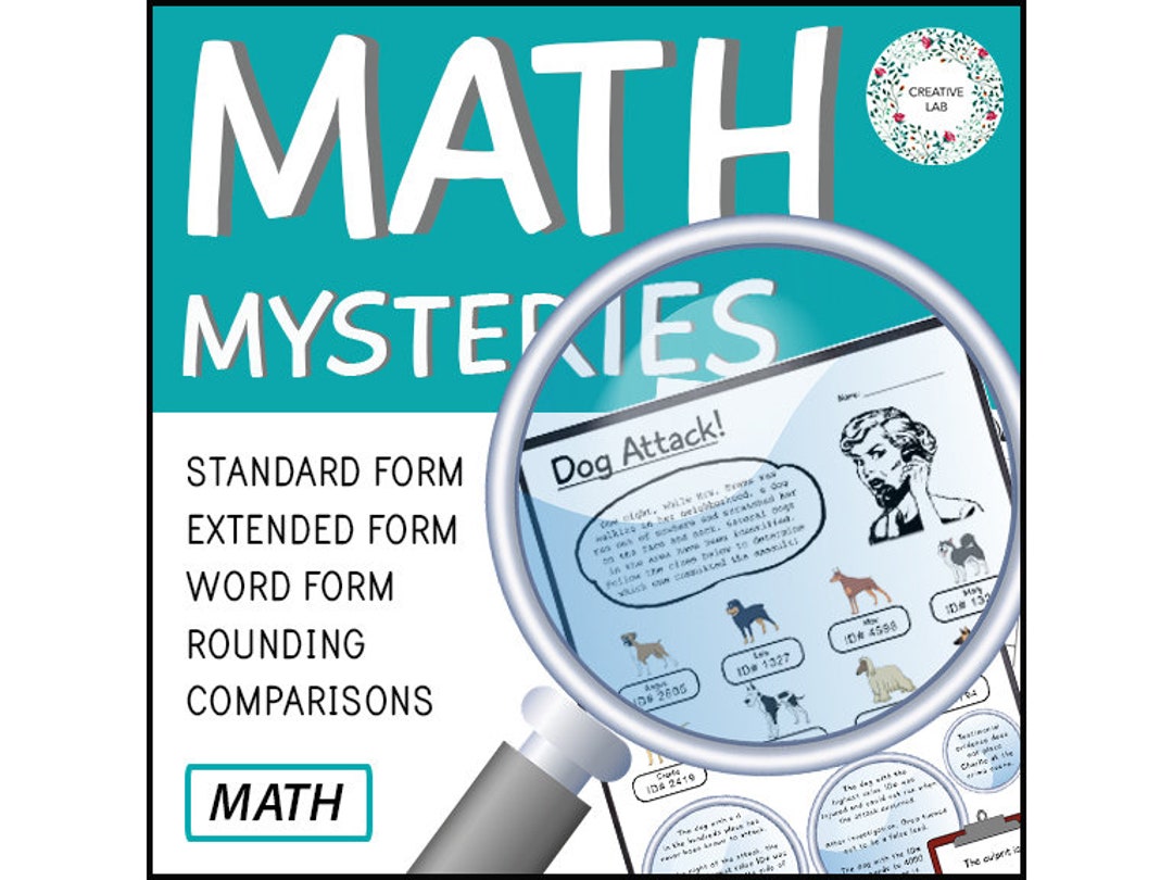 Place Value - Math Mystery Project - Etsy