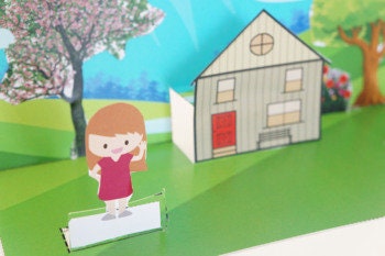 Tiny House Scene 3D Craftivity // Printable Teaching Resource // No ...