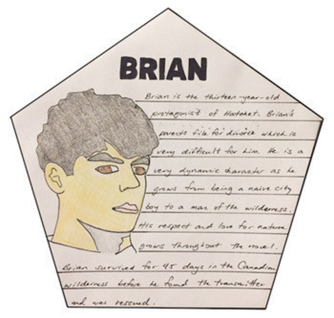 Hatchet - Book Novel Study Project Craft - PBL // Printable Teaching ...