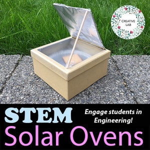 Solar Cooker Ovens Thermal Energy Transfer // Printable Teaching ...