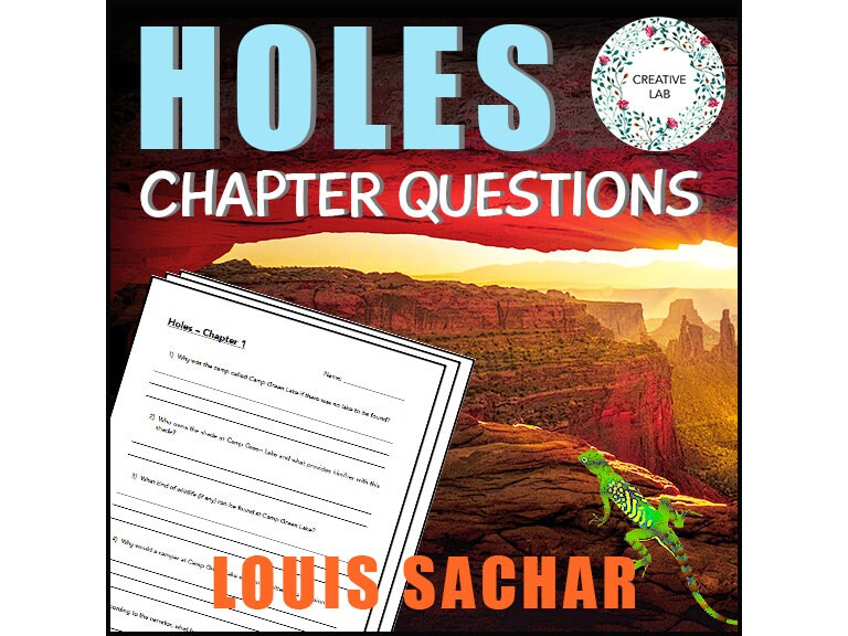HOLES - Book Chapter Comprehension Questions & Answers // Printable ...
