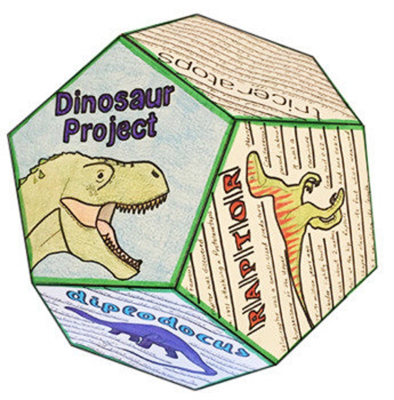 Dinosaur Project Craft Activity - PBL - STEM Project Based Learning ...