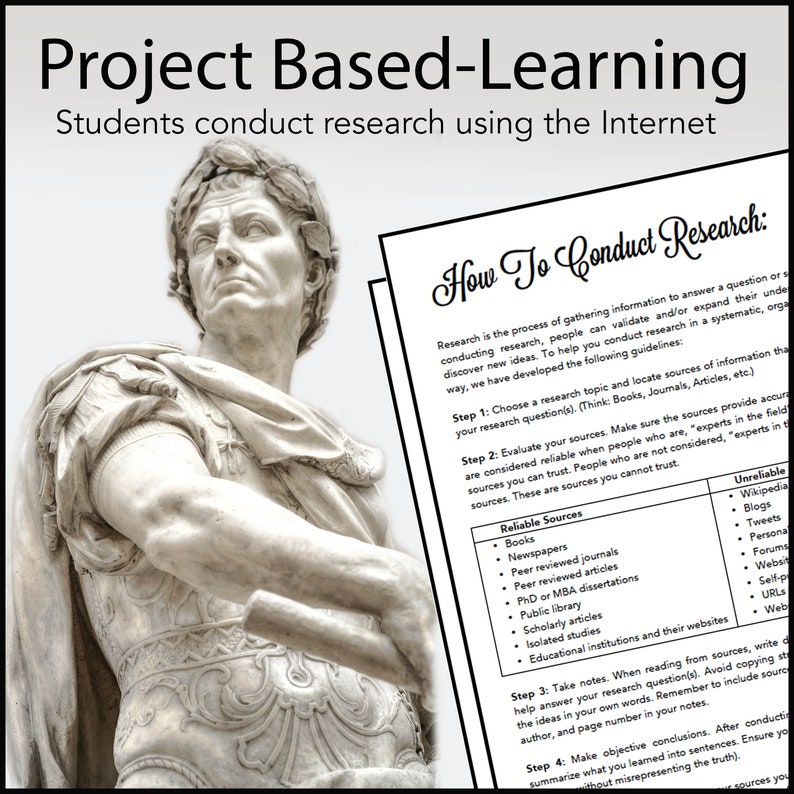 Ancient Rome Research Project - PBL // Printable Teaching Resource ...