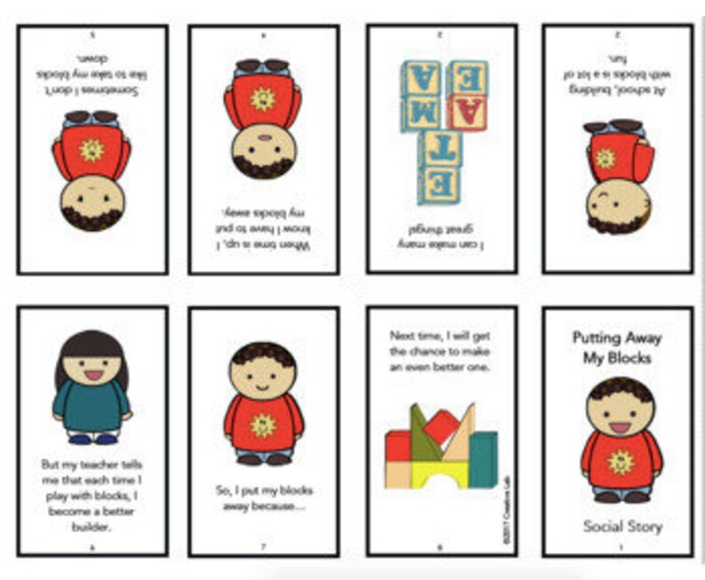 Behavior Social Story - Transitioning - 100% Editable - Etsy