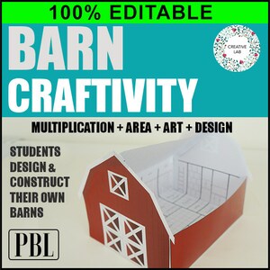 Build a Barn / Farm Craft - 100% Editable // Printable Teaching ...