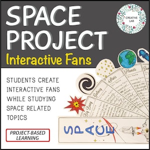 Space Project - Interactive Fan - PBL // Printable Teaching Resource ...