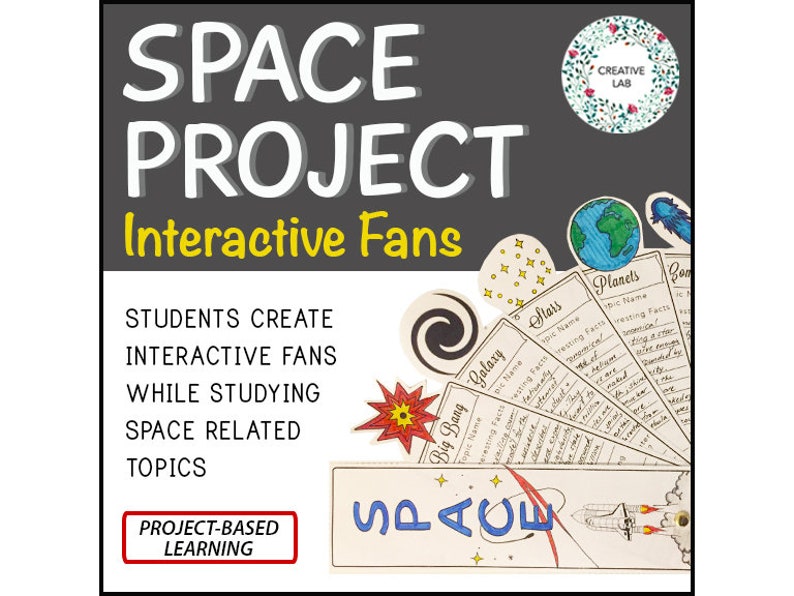 Space Project - Interactive Fan - PBL // Printable Teaching Resource ...