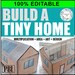 Build a Tiny Home House - Math & Design - 100% Editable // Printable ...