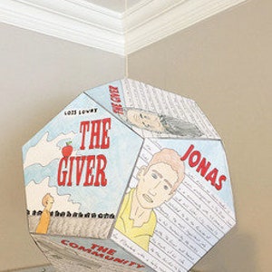 The Giver - Novel Study Project Craft - PBL // Printable Teacher School ...