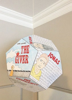 The Giver - Novel Study Project Craft - PBL // Printable Teacher School ...