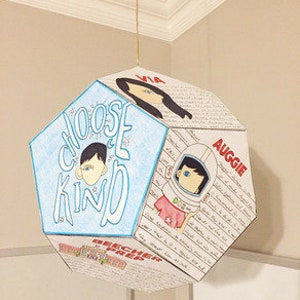 Wonder Novel Study Project Craft - 100% Editable // Printable Teaching ...