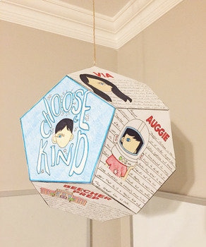 Wonder Novel Study Project Craft - 100% Editable // Printable Teaching ...