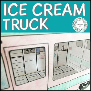 Math Craft Multiplying Decimals Project - Design an Ice Cream Truck ...