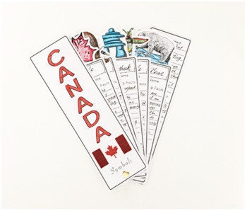 Canada Symbols Project Craft - Interactive Fan - PBL // Printable ...