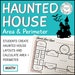 Math Haunted House Design Area & Perimeter Halloween Math // Printable ...