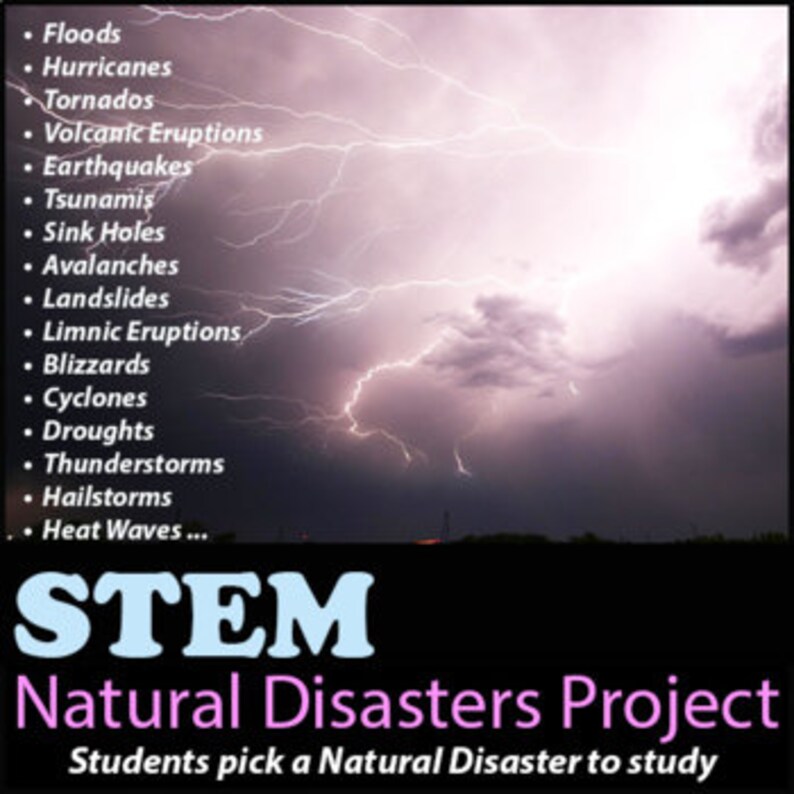 Natural Disasters Project - Etsy