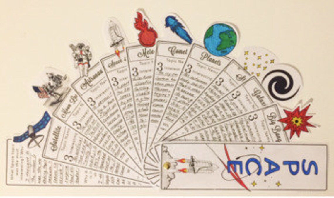 Space Project - Interactive Fan - PBL // Printable Teaching Resource ...