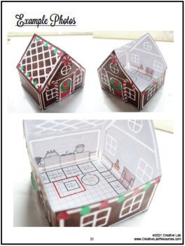 Multiplication Math - Build a Gingerbread House - Christmas Math Area ...
