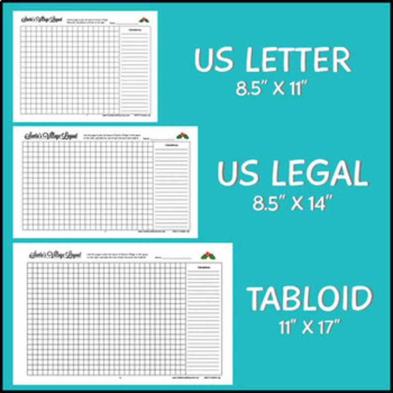 Santa's Village Design - Area & Perimeter // Printable Teaching ...