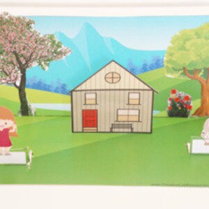 Tiny House Scene 3D Craftivity // Printable Teaching Resource // No ...