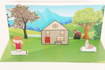 Tiny House Scene 3D Craftivity // Printable Teaching Resource // No ...