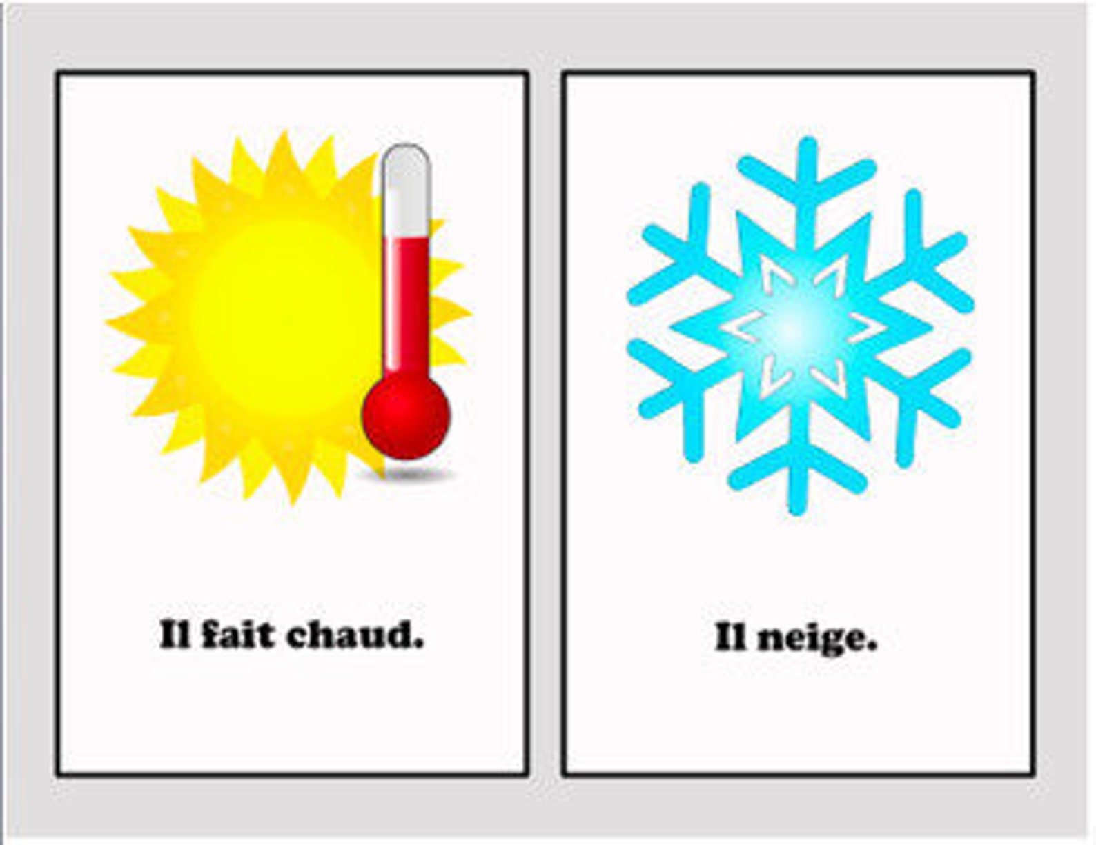 French Weather - Vocabulary Worksheet & Visuals - 100% Editable ...