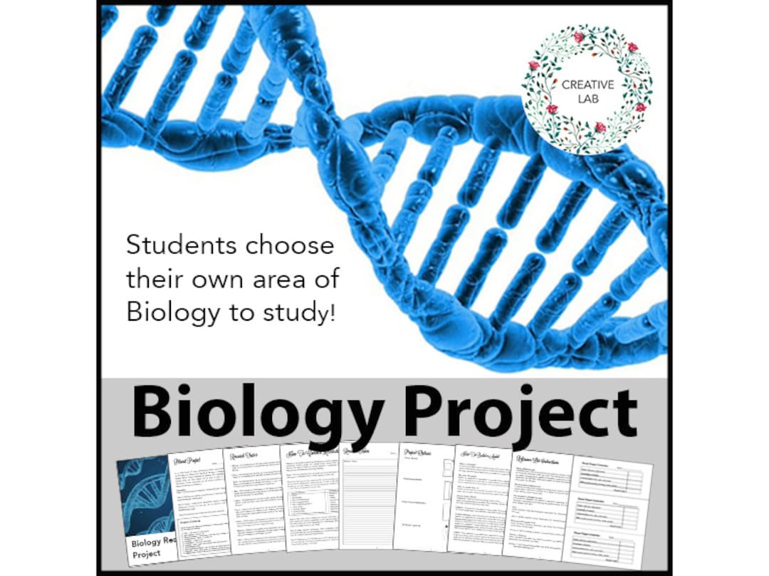 Biology Research Project - PBL // Printable Teaching Resource // No ...