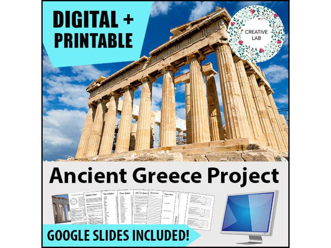 Ancient Greece Research Project - PBL // Printable Teaching Resource ...