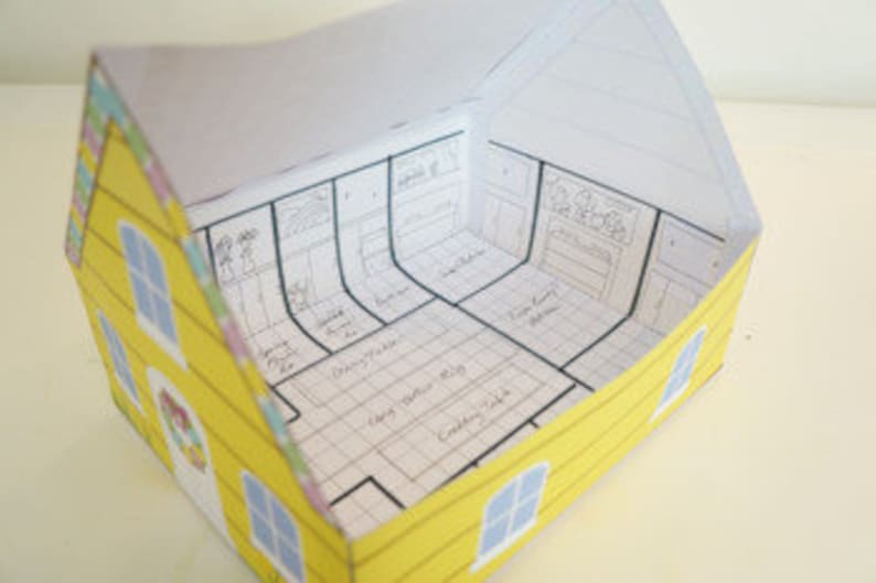 Math Easter Bunny's House Craft // Printable Teaching Resource // No ...