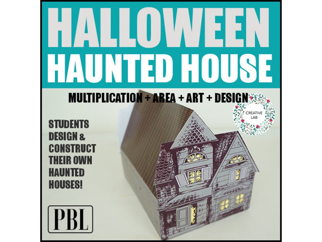 Math Craft - Build a Halloween Haunted House - Math & Design ...