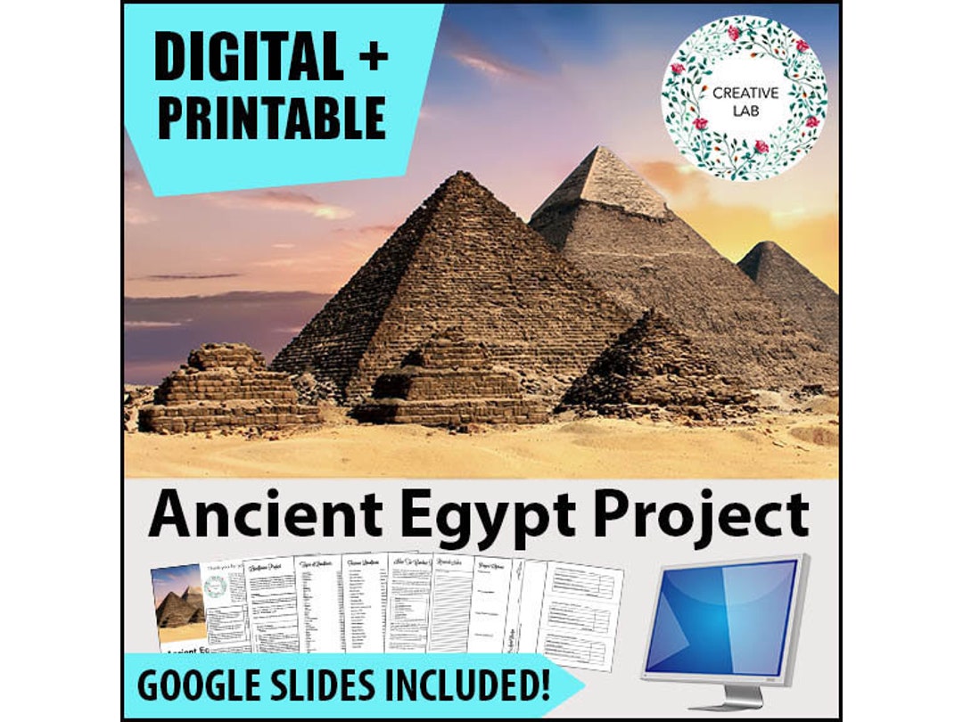 Ancient Egypt Research Project - PBL // Printable Teaching Resource ...