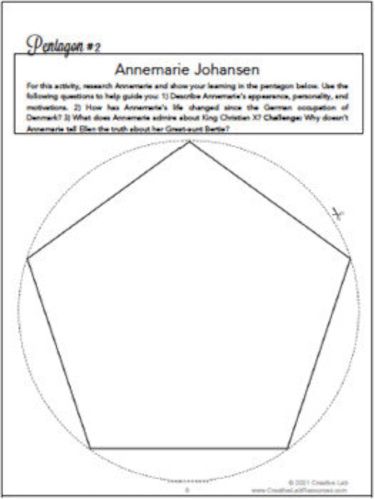 Number the Stars - Novel Study Project Craft - Etsy