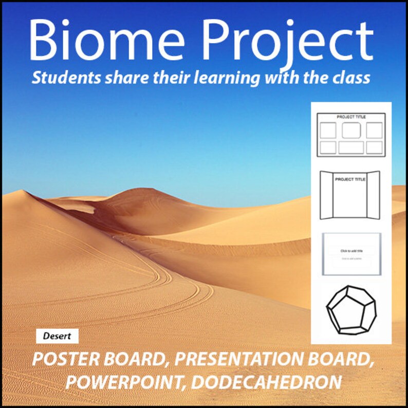 Biomes Research Project - PBL // Printable Teaching Resource // No Prep ...