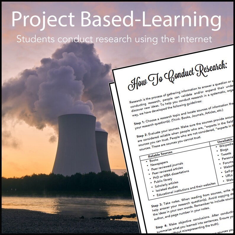 Climate Change Research Project - PBL // Printable Teaching Resource ...