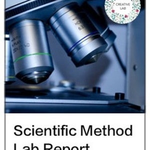 Scientific Method Lab Report - Student Template - 100% Editable ...