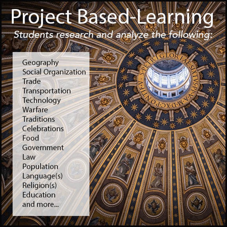 Ancient Rome Research Project - PBL // Printable Teaching Resource ...