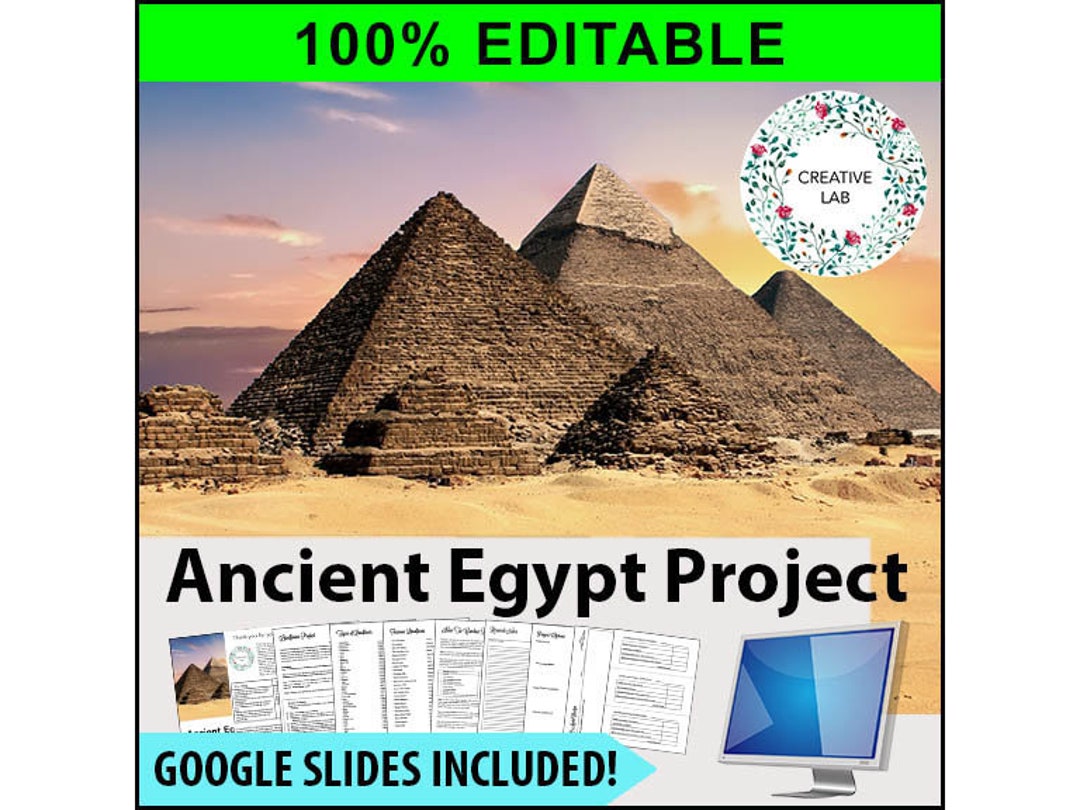 Ancient Egypt Research Project - 100% Editable // Printable Teaching ...