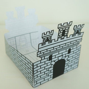 Build a Castle Craft - Math & Design // Printable Teaching Resource ...